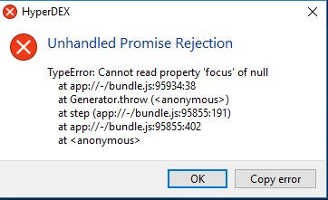 View Seed Phrase Error · Issue #429 · atomiclabs/hyperdex · GitHub