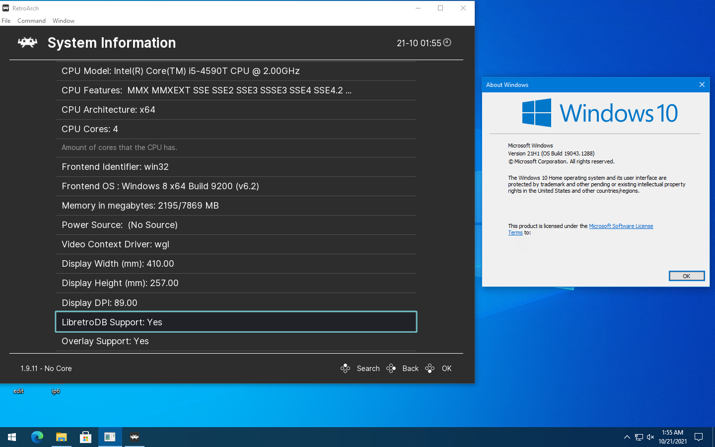 System Information not correctly detecting Windows 11 · Issue #13110 · libretro/RetroArch · GitHub