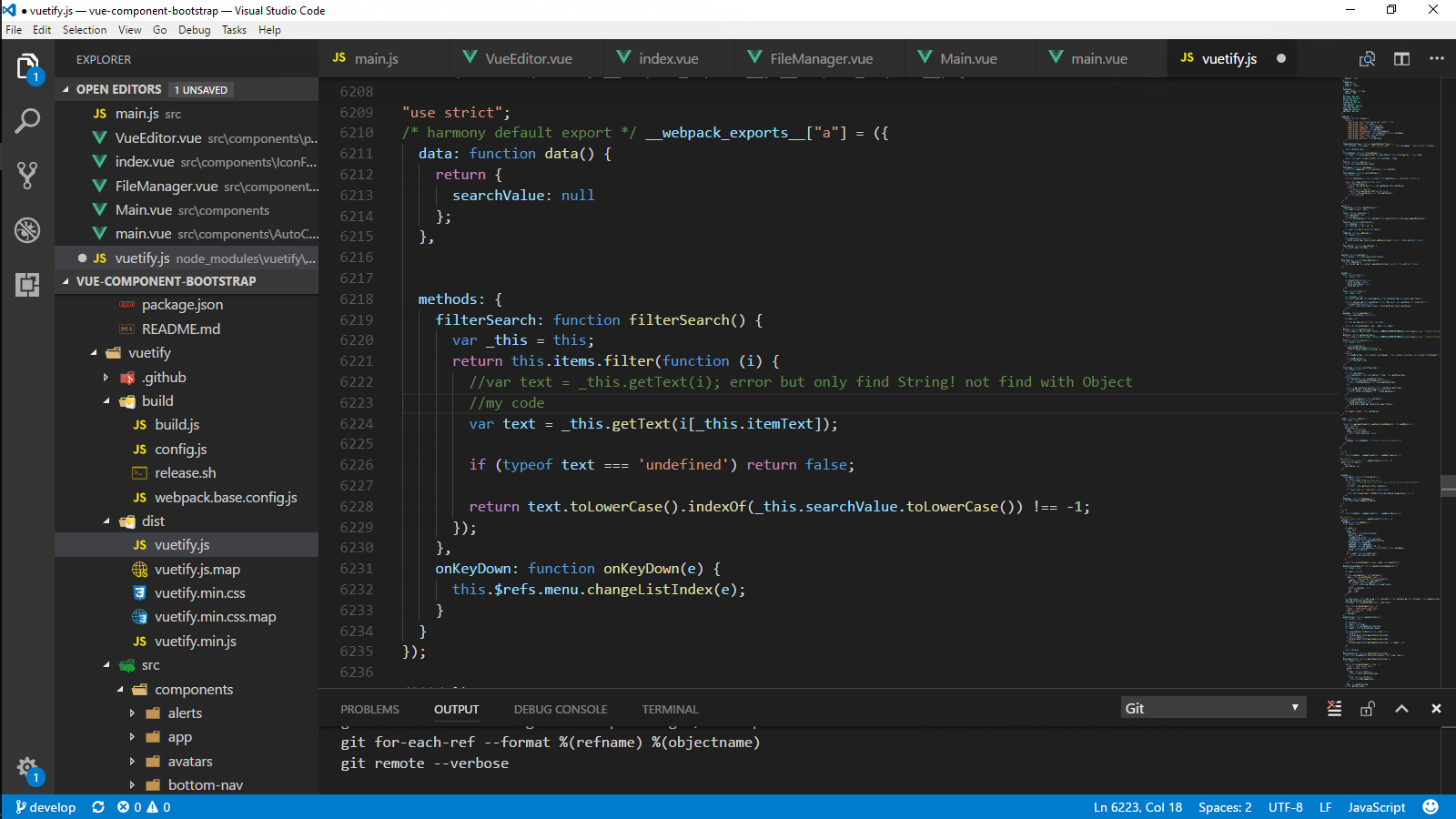 Can not use autocomplete with #6 Scoped slots edit · Issue #1108 ...
