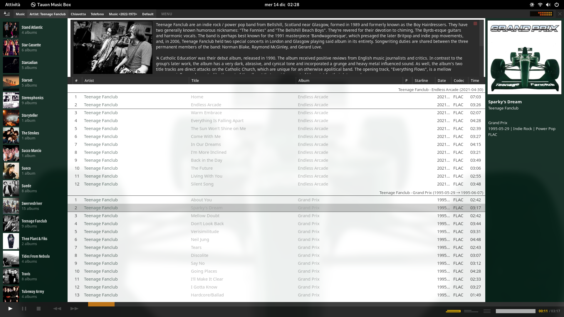 selected tab in top bar is almost undistinguishable from bar · Issue #892 · Taiko2k/Tauon · GitHub