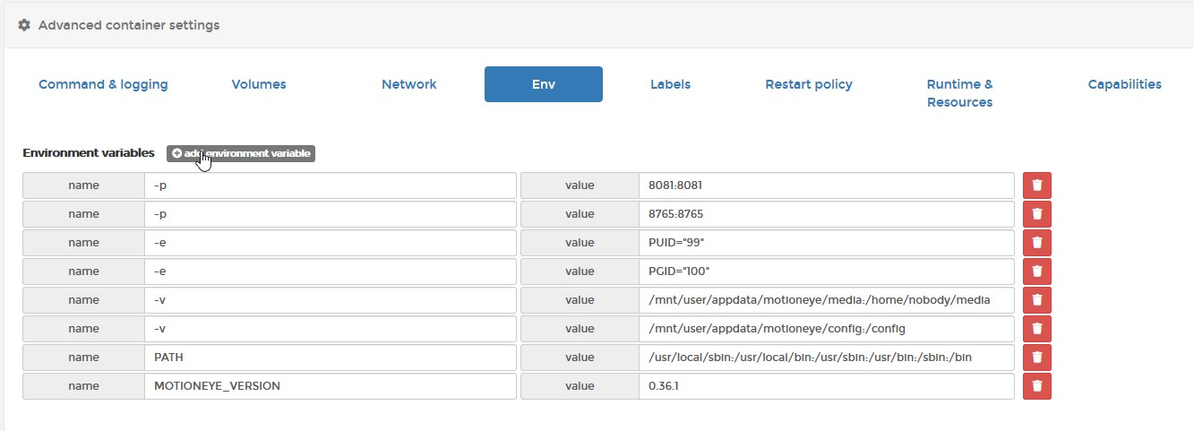 MotionEye on HassOS · Issue #4577 · portainer/portainer · GitHub