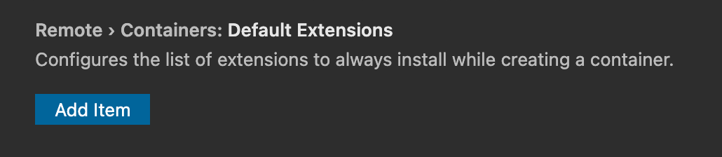 It is *super* unclear why some extensions automatically install themselves in the container ...