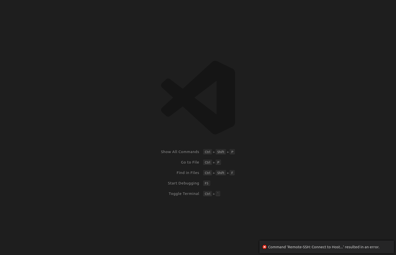 Command Remote Ssh Connect To Host Resulted In An Error · Issue 888 · Microsoftvscode 