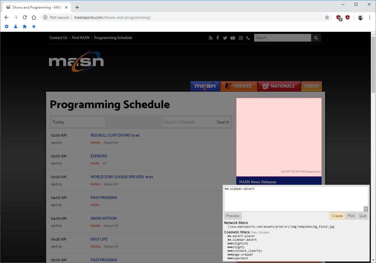 masn.com unblocked ad box · Issue #3178 · easylist/easylist · GitHub