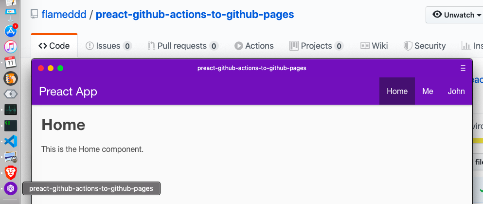 Github Actions deploy Preactjs project to Github Pages · Issue #2178 · preactjs/preact · GitHub