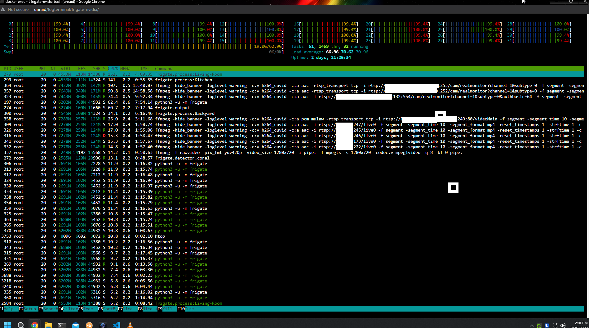 [Config Support]: "high" cpu usage with detect, record, and snapshots disabled · Issue #3951 ...