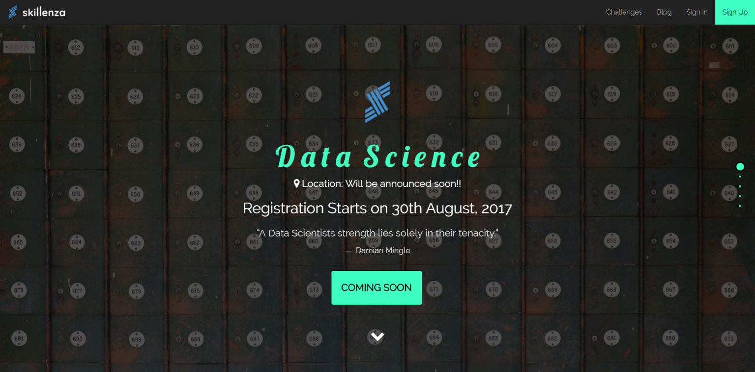 GitHub - Yuveshrree/Data-Science-Challenge-Website: One Scroll Page ...