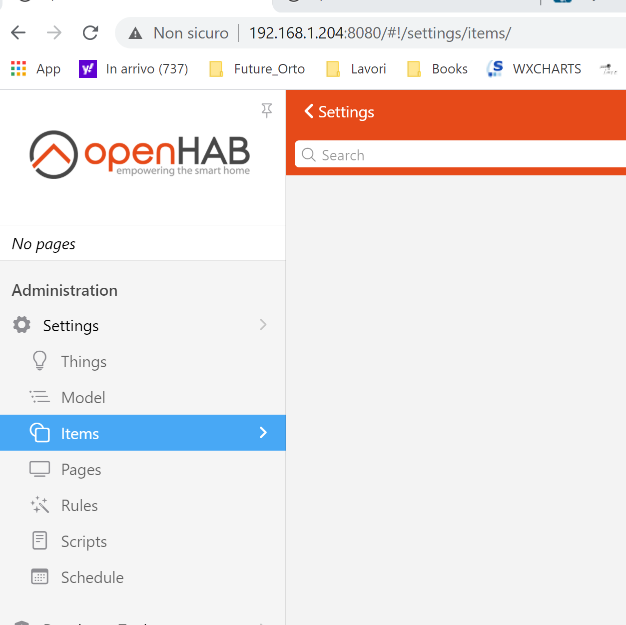 OH3 RC1 broken links from left bar to settings categories · Issue #1978 · openhab/openhab-core ...