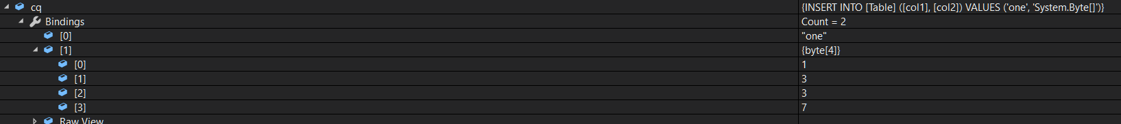 Inserting value of type byte[] · Issue #223 · sqlkata/querybuilder · GitHub