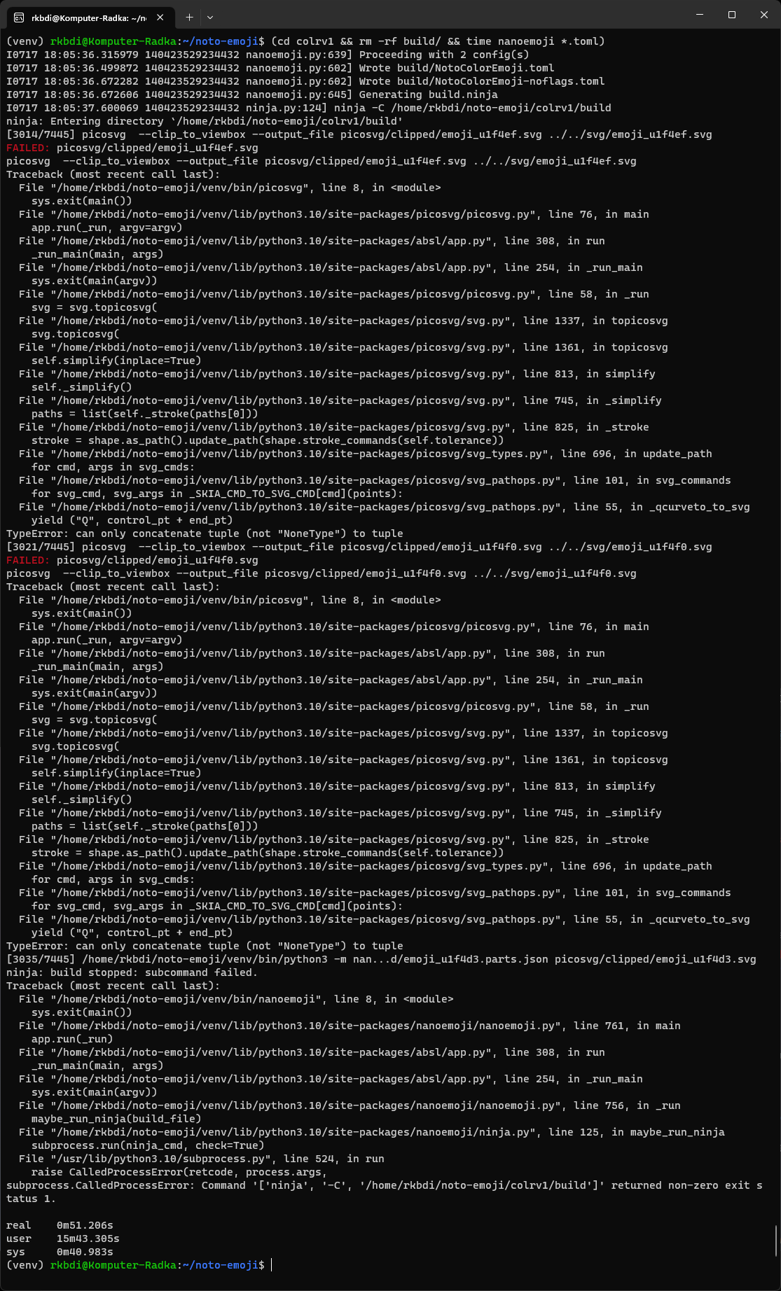 [COLRv1] Can't build font · Issue #429 · googlefonts/noto-emoji · GitHub