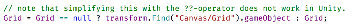 Add Error when using Null Coalescence with classes inheriting from UnityEngine.Object · Issue ...