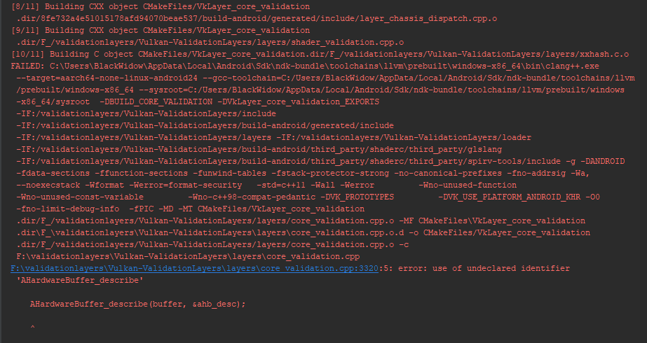 Build Validation Layers with Android CMake Plugin · Issue #984 · KhronosGroup/Vulkan ...