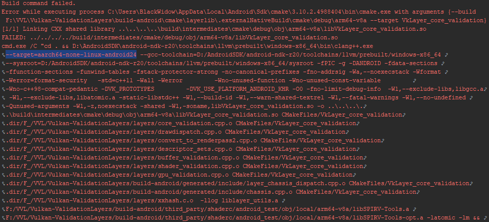 Build Validation Layers with Android CMake Plugin · Issue #984 · KhronosGroup/Vulkan ...
