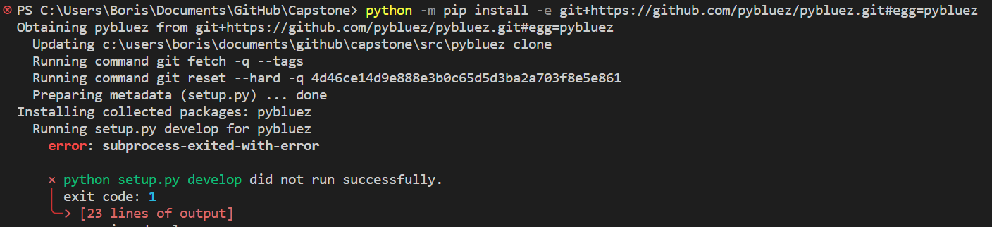 Win11 Py3 11 Install Workaround · Issue 471 · Pybluez Pybluez · Github