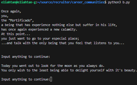 It allows me to continue even when I don't type anything · Issue #2 ...