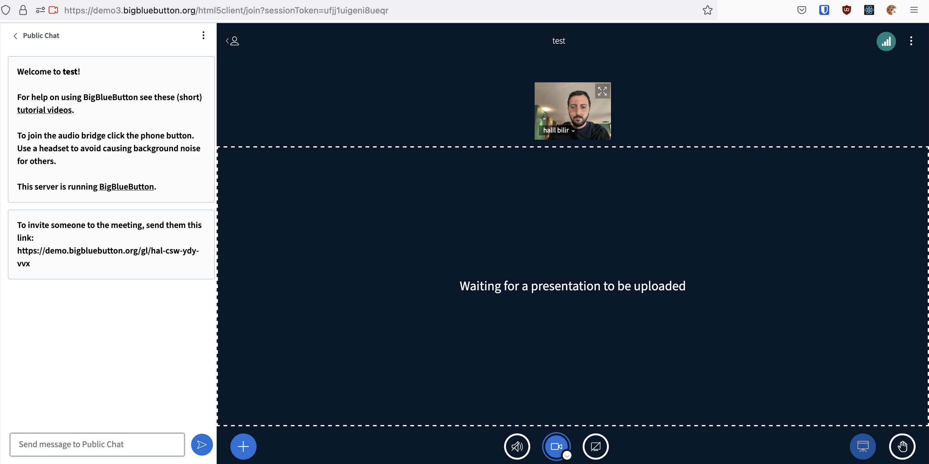 "Waiting for a presentation to be uploaded" message is always displayed on smart layout · Issue ...