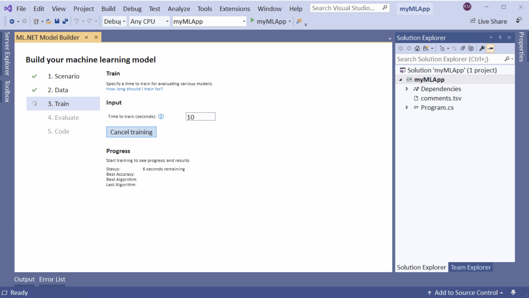 Padding/Spacing Fix for Steps/Left Nav in UI · Issue #86 · dotnet/machinelearning-modelbuilder ...