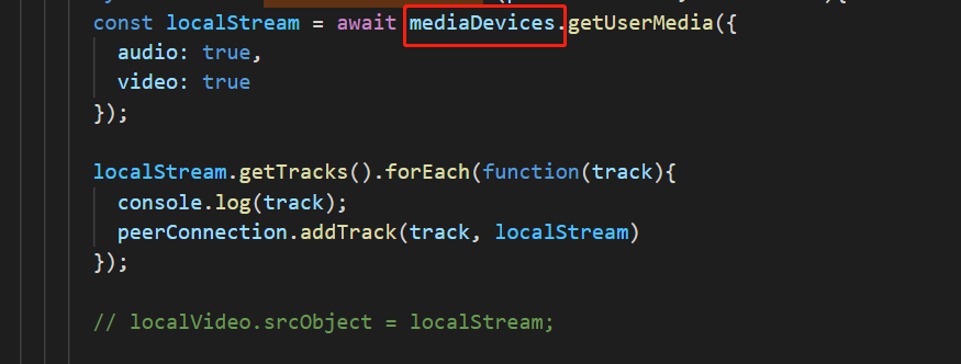 Uncaught (in promise) TypeError: This is not an instance of MediaStreamTrack · Issue #728 · node ...