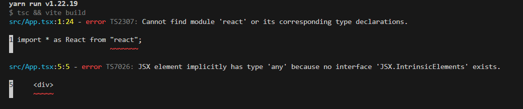 Property Div Does Not Exist On Type Jsxintrinsicelements · Issue 