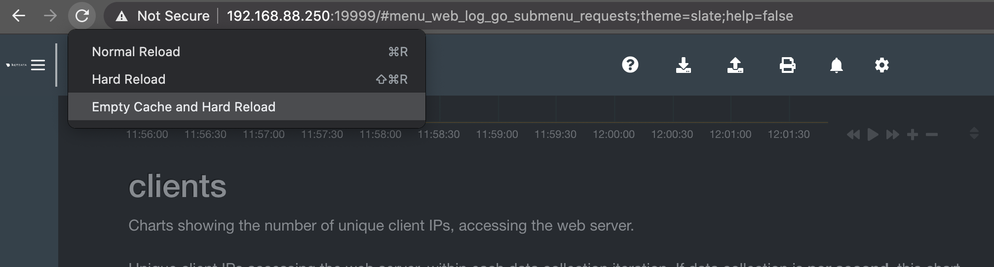 Dashboard gauges missing in Go.d version of web_log · Issue #9810 · netdata/netdata · GitHub