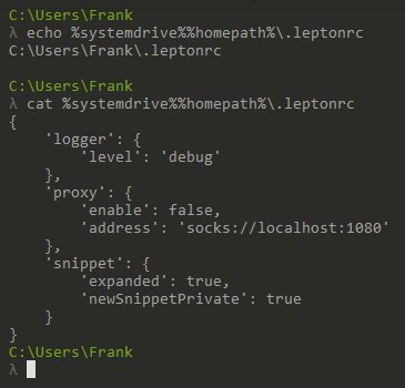 .leptonrc is not used · Issue #247 · hackjutsu/Lepton · GitHub