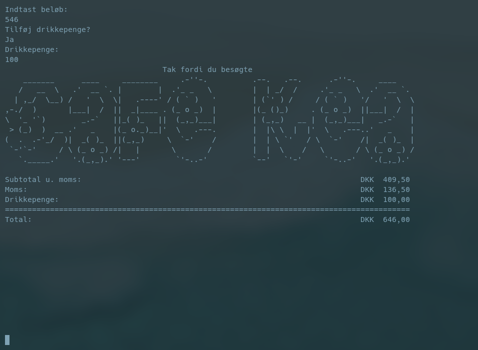 GitHub - Michagin/Receipt: Assignment about printf in java