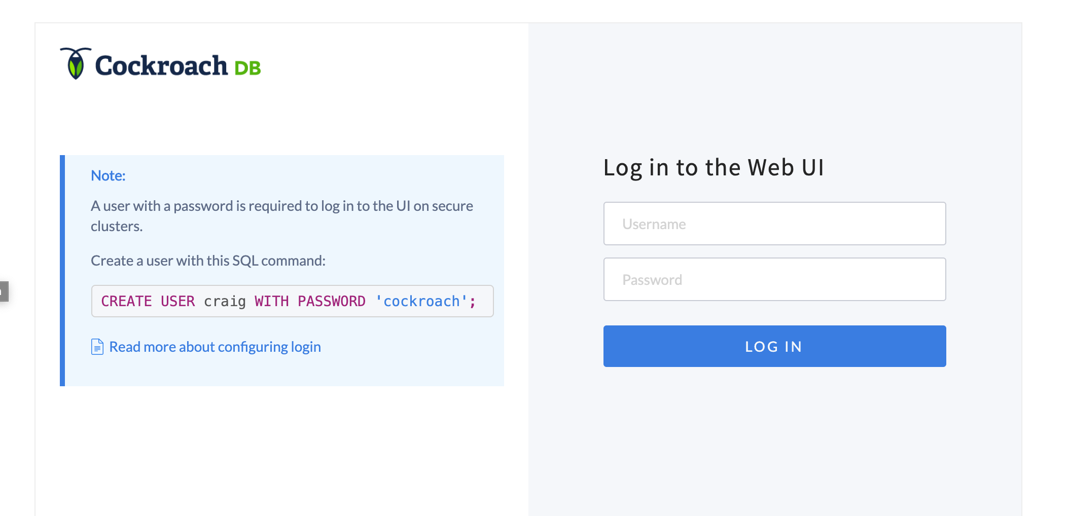 security: login to the webui does not work with cockroach demo · Issue #46550 · cockroachdb ...