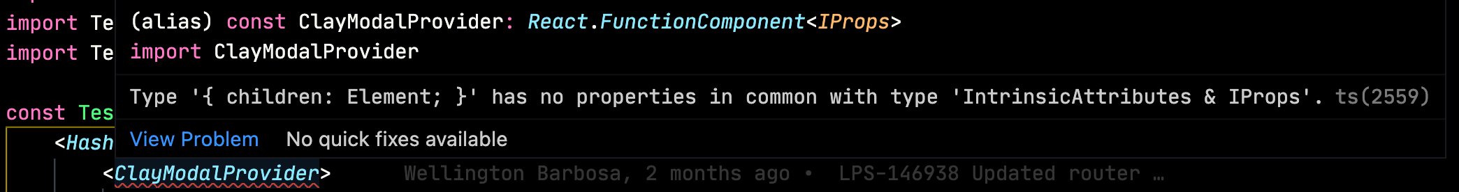 @clayui/modal is breaking the build process (Typescript) in React 18 · Issue #4843 · liferay ...