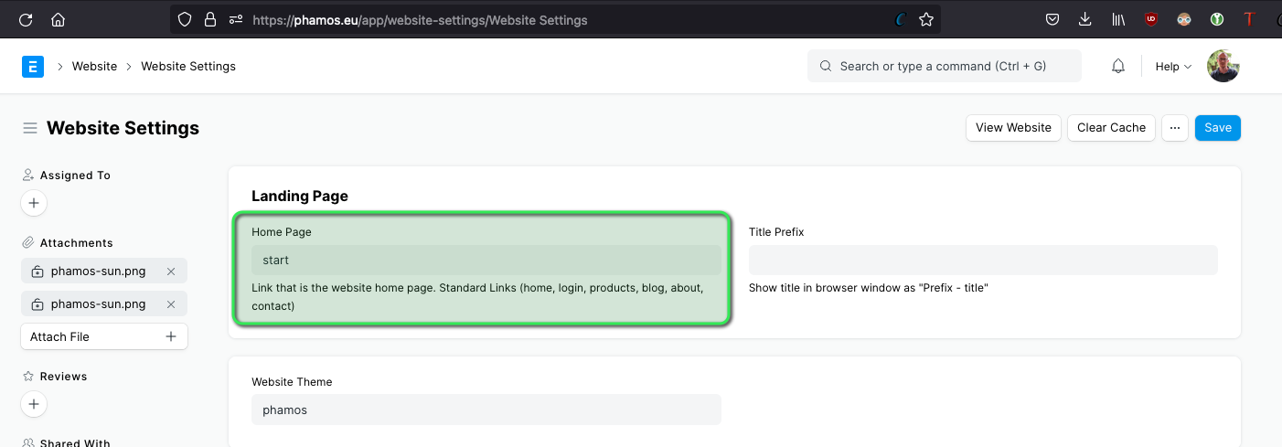 Homepage missing after desk login · Issue #14553 · frappe/frappe · GitHub