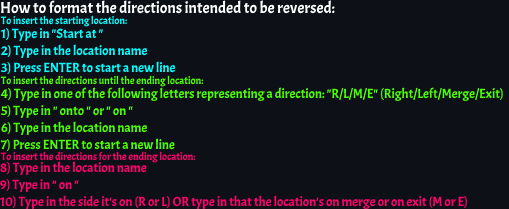 GitHub - bluelightspirit/ReverseDirections: ReverseDirections is a Java ...