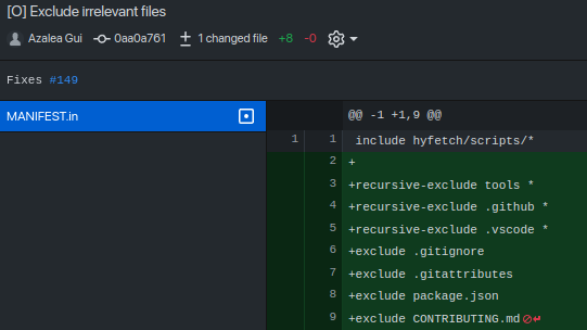 tools/ included during bdist_wheel · Issue #149 · hykilpikonna/hyfetch · GitHub