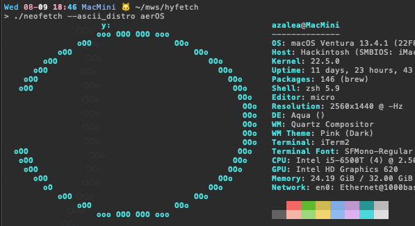 Adding aerOS Logo by XanuduBuster · Pull Request #2360 · dylanaraps/neofetch · GitHub