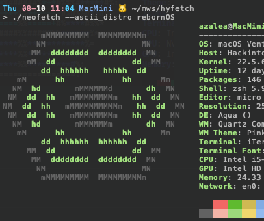 Fix RebornOS logo by shivanandvp · Pull Request #2358 · dylanaraps/neofetch · GitHub