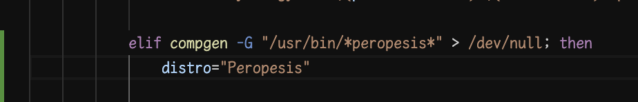 Add support for Peropesis Linux · Issue #2414 · dylanaraps/neofetch · GitHub