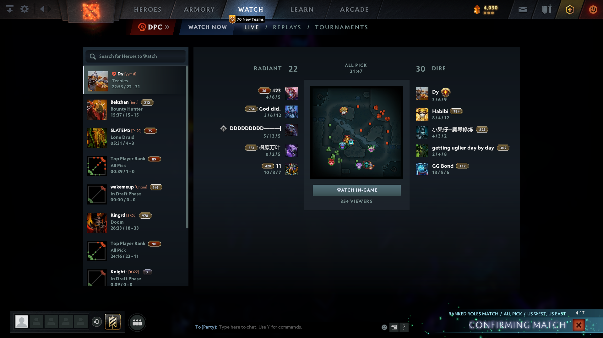 Stuck in "Confirming Match" and being punished for leaving · Issue #11791 · ValveSoftware/Dota2 ...