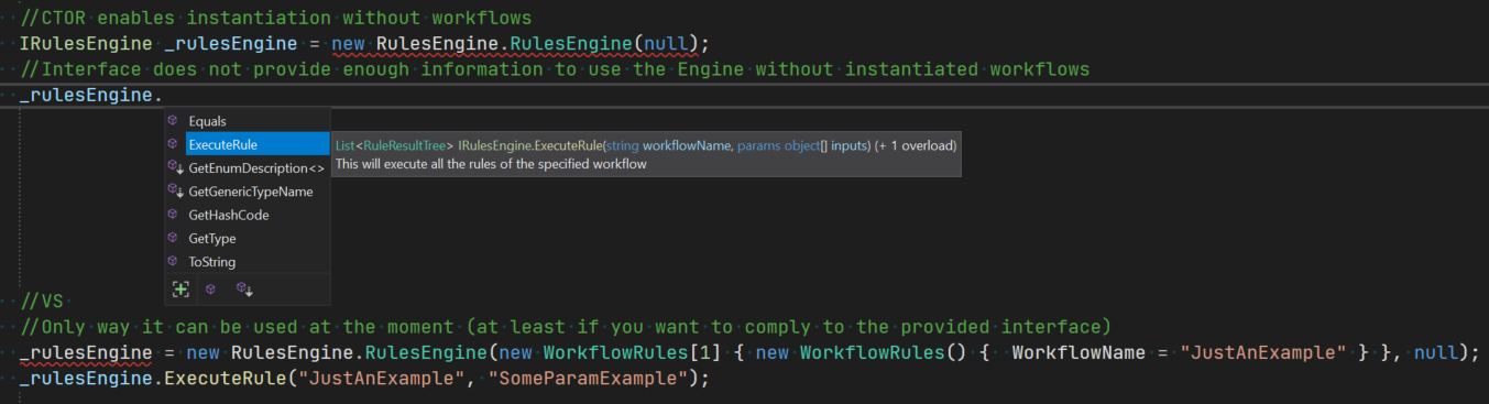 Outdated IRulesEngine interface - RulesEngine v2 · Issue #90 · microsoft/RulesEngine · GitHub