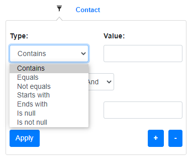 Datagrid: Filter method by column // Enhancing Filter · Issue #1978 · Megabit/Blazorise · GitHub