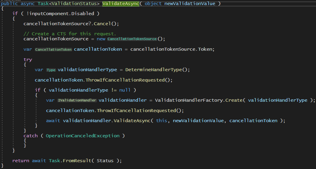 Validationhandler Caching Opportunity · Issue 3077 · Megabit