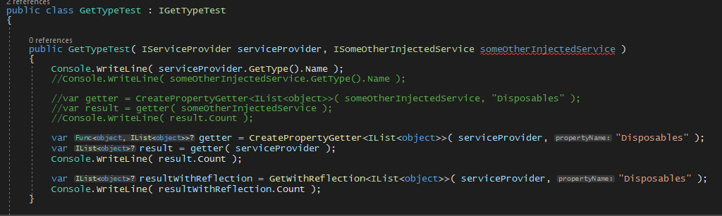 Blazor Wasm Iserviceprovider Reflection Based Property Getter Exception · Issue 44301