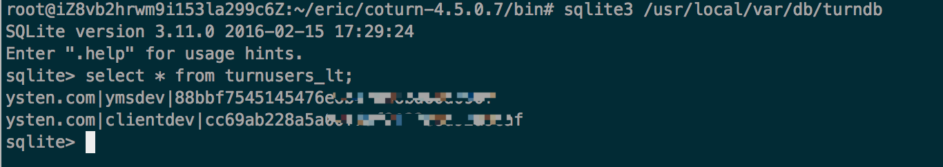 credentials are incorrect when only config userdb · Issue #279 · coturn/coturn · GitHub