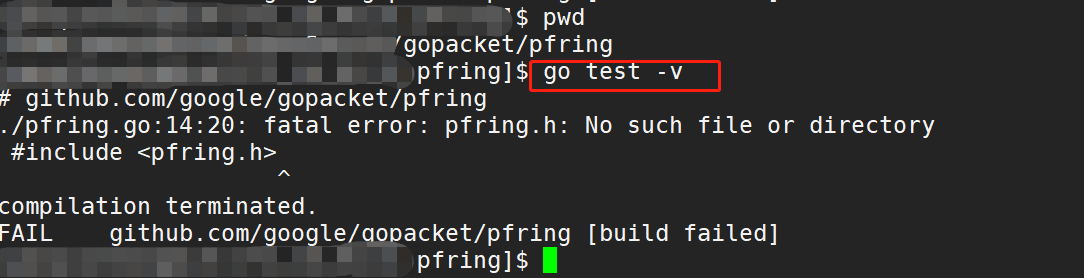 pfring can't be used, make failed. · Issue #1020 · google/gopacket · GitHub