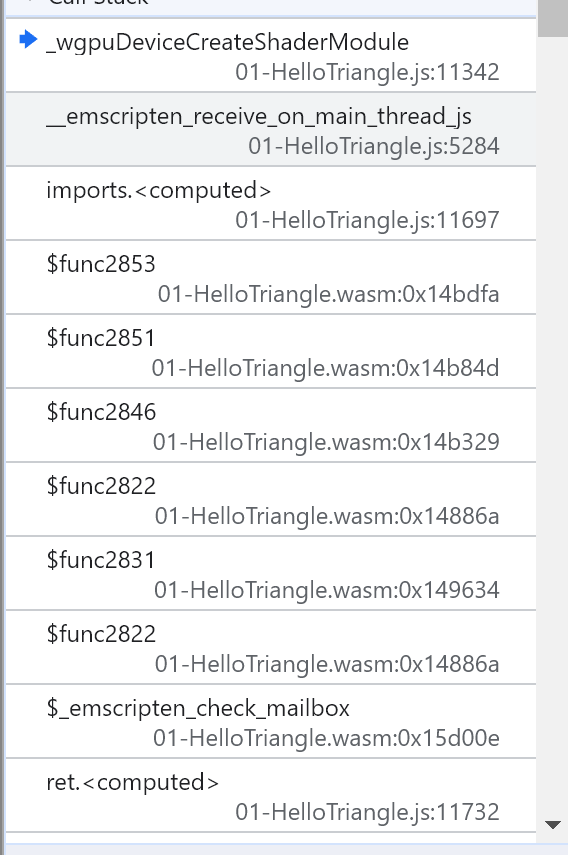 Error In Utf8tostring When Calling Wgpudevicecreateshadermodule · Issue 20453 · Emscripten Core