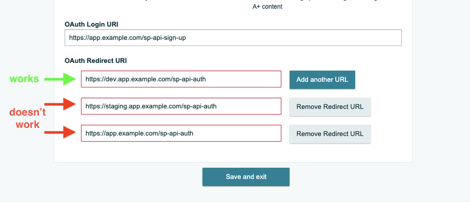 App Registration: Multiple OAuth Redirect URIs not working. Feature Request: OAuth should be CI ...