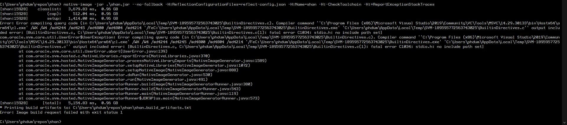 Native image fails to build on Windows and misreads system architecture · Issue #3860 · oracle ...