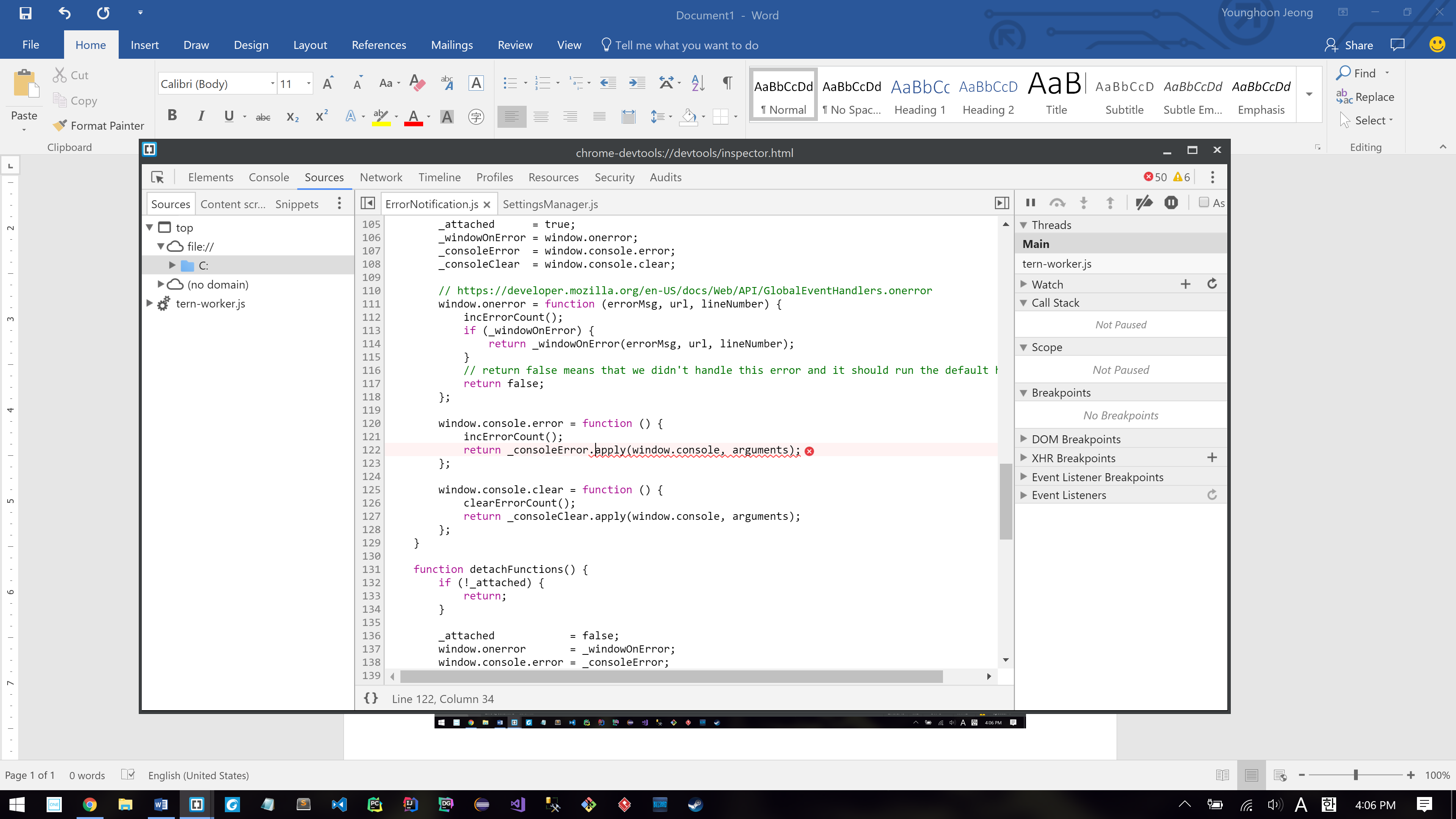 The status bar shows tons of errors when I fix shortcuts. · Issue ...