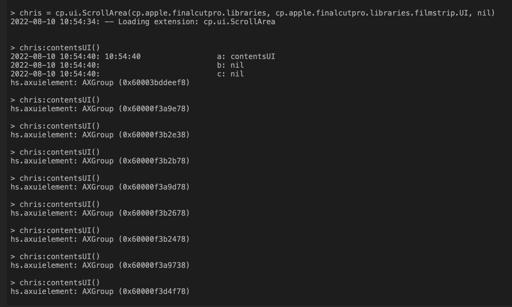 cp.apple.finalcutpro.libraries.filmstrip:contentsUI() is unreliable · Issue #3062 · CommandPost ...