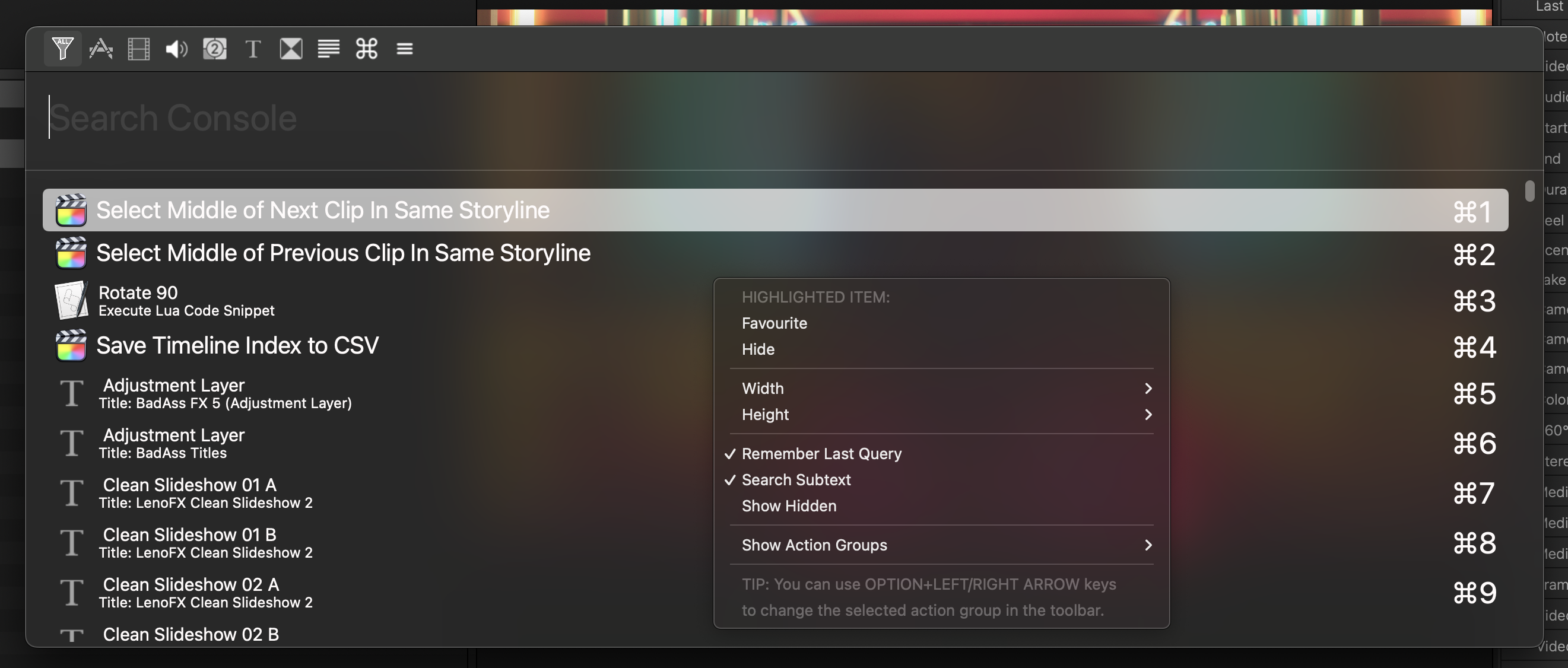Order search console results by most used. · Issue #3140 · CommandPost/CommandPost · GitHub