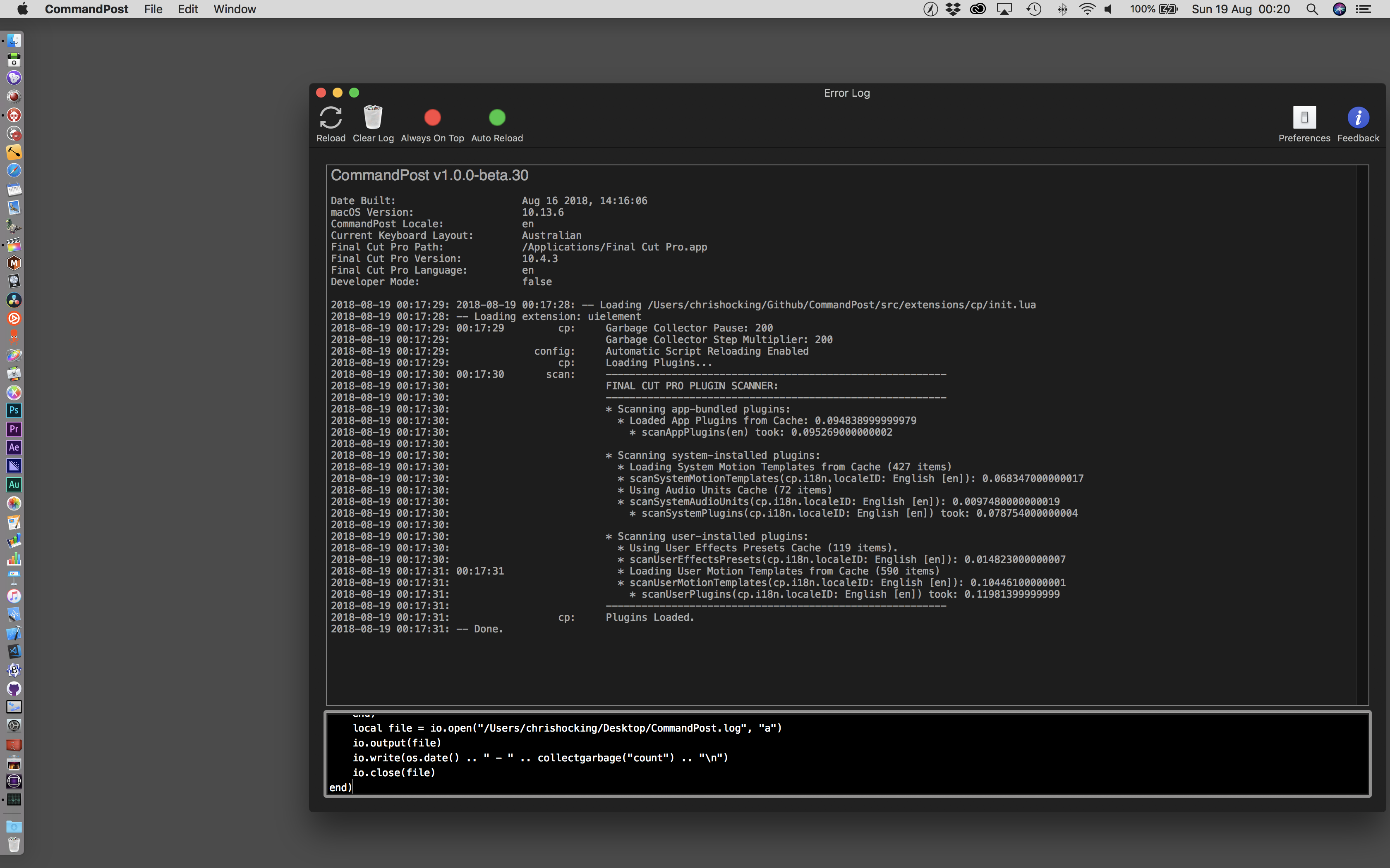 Fix "Your system has run out of application memory" bug · Issue #1341 · CommandPost/CommandPost ...