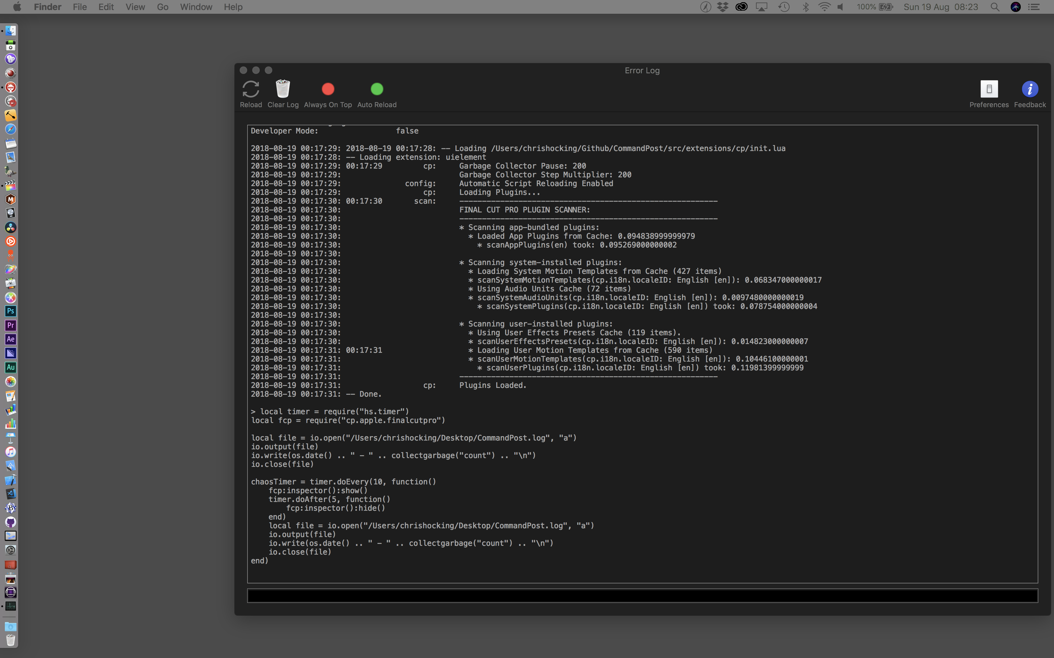 Fix "Your system has run out of application memory" bug · Issue #1341 · CommandPost/CommandPost ...