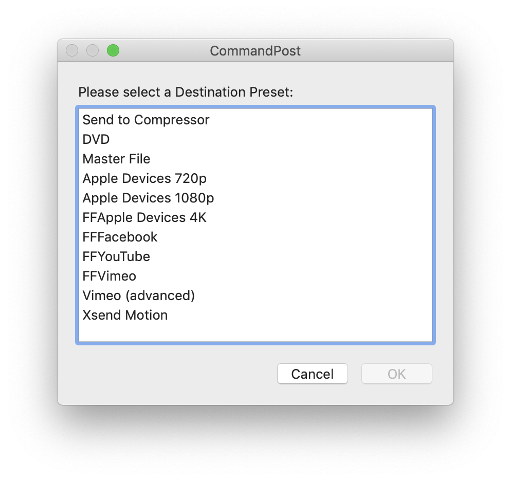 Some Destination Names are not translated correctly on a fresh FCPX install · Issue #2146 ...